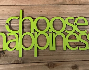 Happiness sign | Etsy