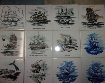 Nautical tile | Etsy