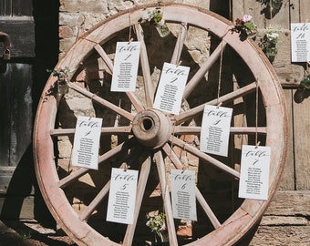 Seating chart frame | Etsy