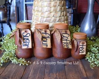 Primitive jars | Etsy