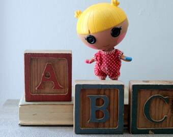 Abc blocks | Etsy