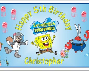 Spongebob banner | Etsy