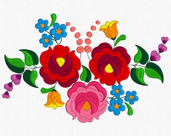 Kalocsa embroidery | Etsy