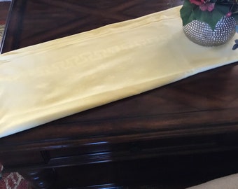 Yellow tablecloth | Etsy