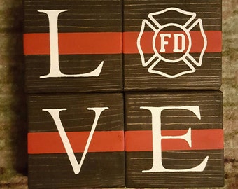 Firefighter decor | Etsy
