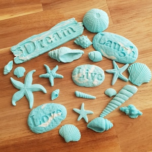 Seashell cake topper | Etsy