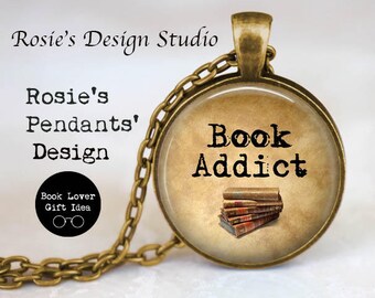 Book jewelry | Etsy
