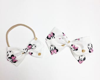 Minnie mouse bow | Etsy