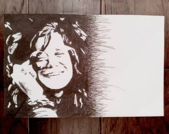 Janis Joplin art nouveau San Francisco concert poster