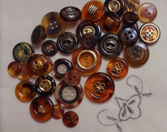 Amber buttons | Etsy