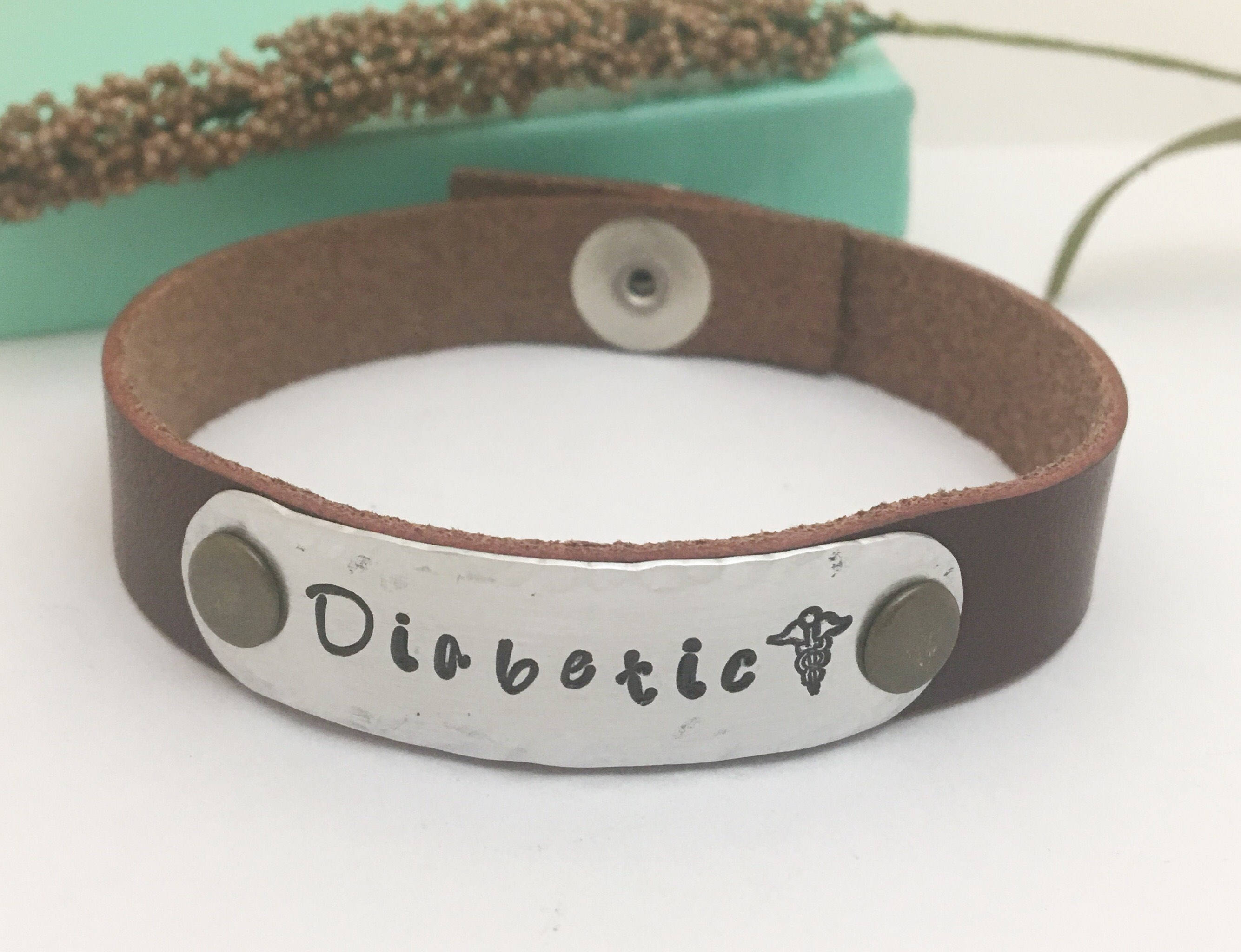 Diabetic Bracelet Medical ID Bracelet Personalized Medical