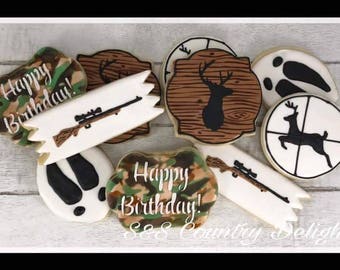 Hunting cookies | Etsy