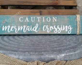 Mermaid crossing | Etsy
