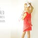 Red DRESS sewing pattern simple toddler dress pdf pattern
