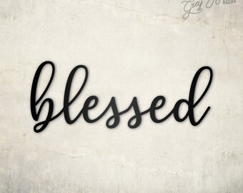 Metal word art | Etsy