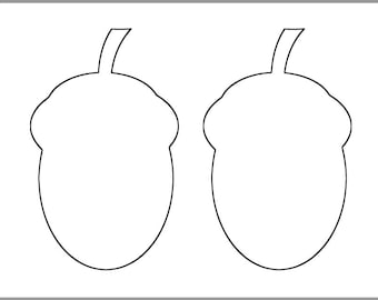 Acorn stencils | Etsy