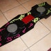 Wood Hand Made Question Mark Hover Board Replica
