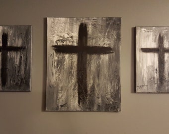 Cross painting | Etsy