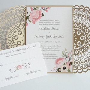 Doily invitation | Etsy