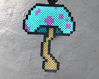 Perler bead jewelry | Etsy