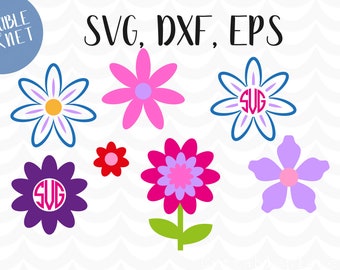 Flower svg | Etsy