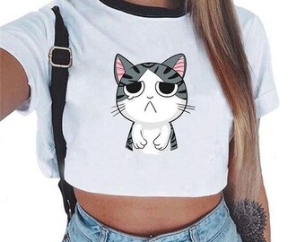 Cat top | Etsy