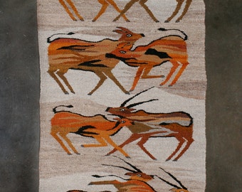Antelope rug | Etsy