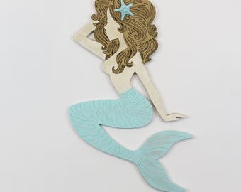 Mermaid wall hanging | Etsy