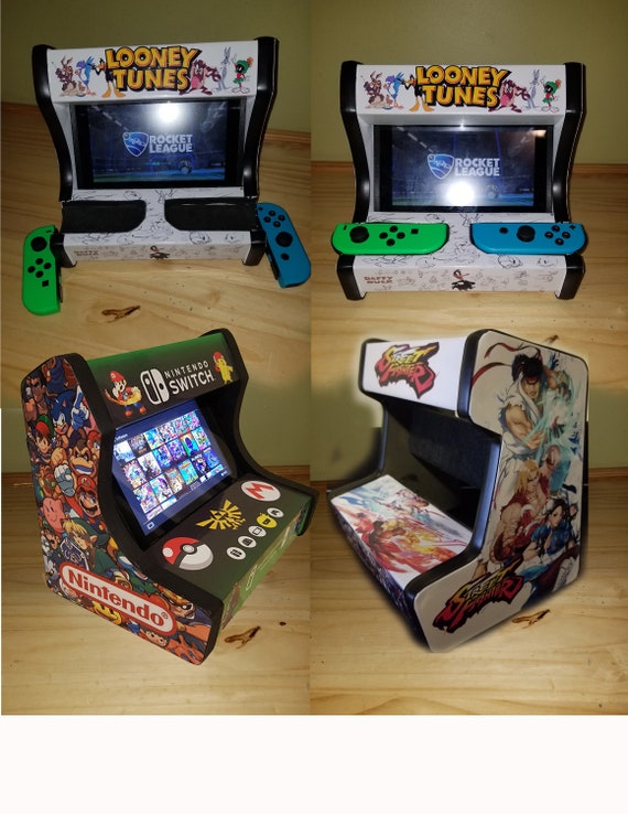 Custom Arcade Cabinet dock stand for the Nintendo switch