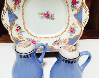 Blue lusterware | Etsy