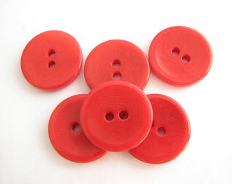 Red coat buttons | Etsy