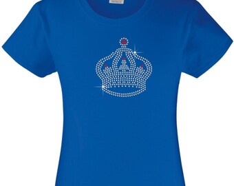 Diva Rhinestone / Diamante Embellished T Shirt for Girls