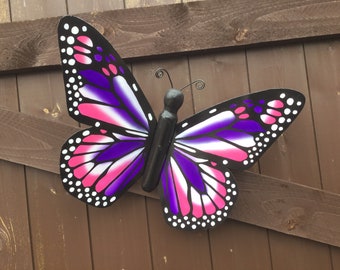 Butterfly garden art | Etsy