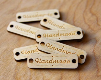 Engraved wood tags | Etsy