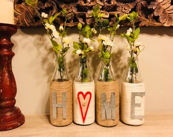 Milk bottle vase | Etsy