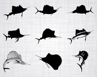 Sailfish decal | Etsy