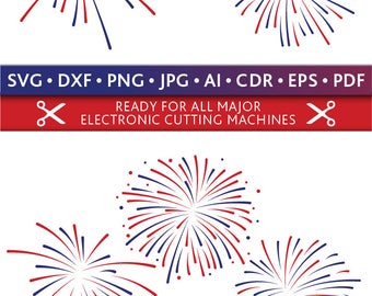 Fireworks art | Etsy