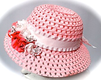 Girls easter bonnet | Etsy