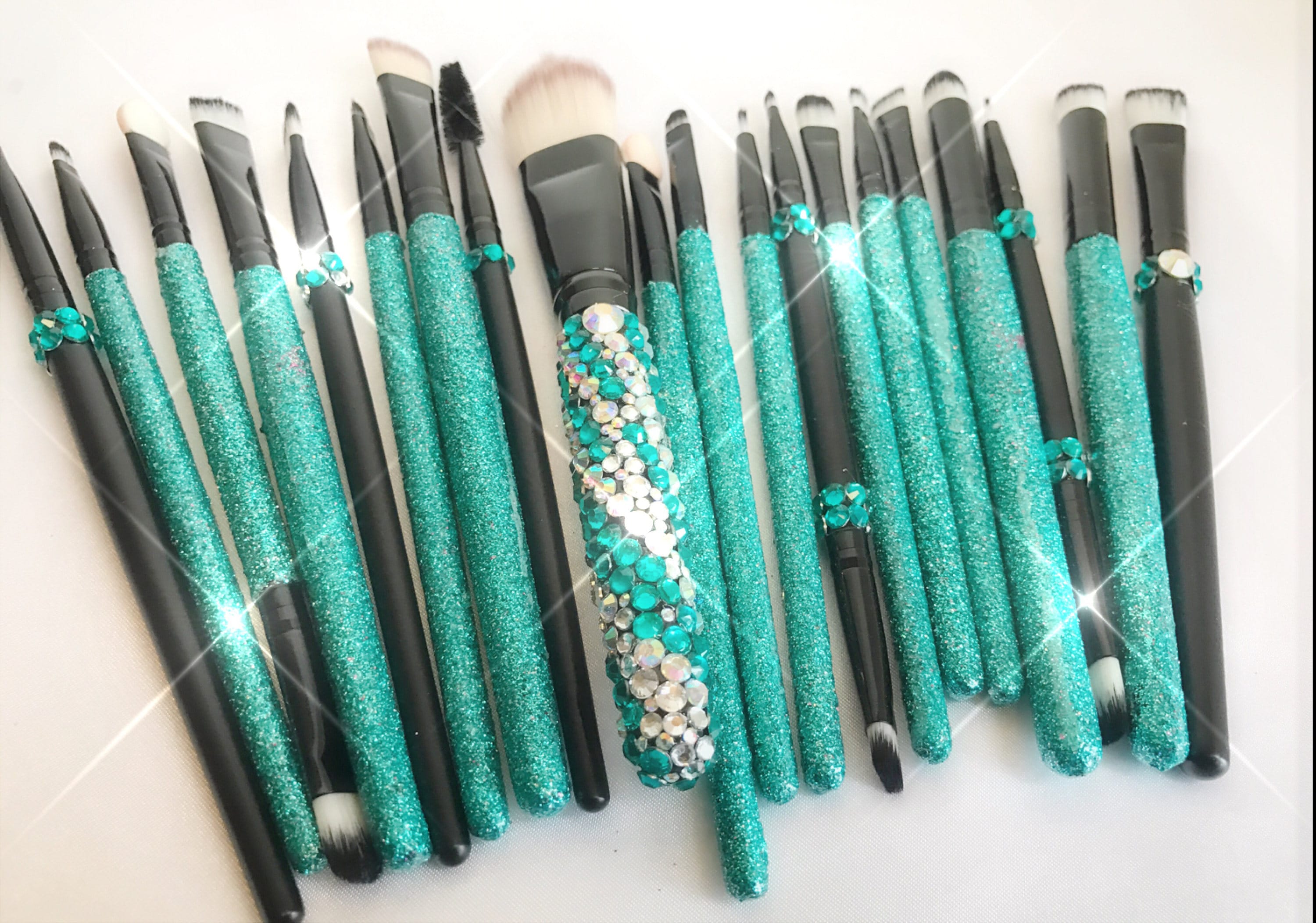Glitter Makeup Brush Set Custom Glitter Makeup Brushes