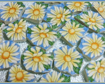 Daisy tiles | Etsy