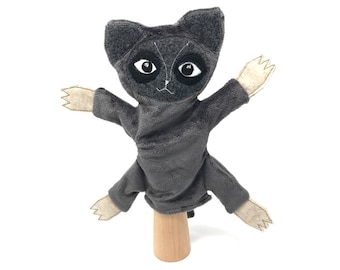 Cat hand puppet | Etsy