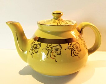 Hall yellow teapot | Etsy
