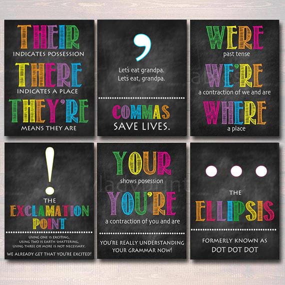 Printable Punctuation Poster