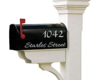 Mailbox decals | Etsy