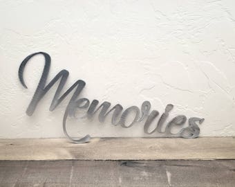 Memories word art | Etsy