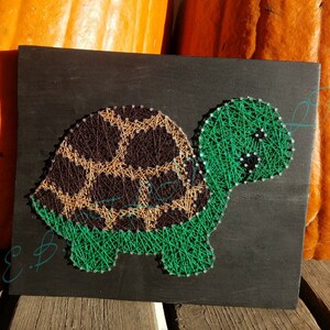 Turtle string art | Etsy