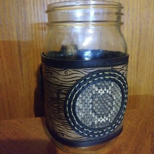 Mason jar wrap | Etsy