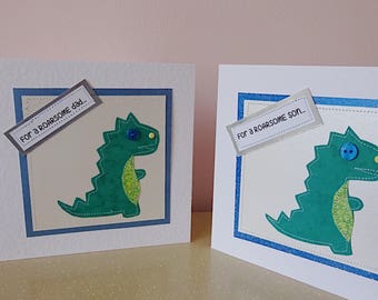 Dinosaur cards | Etsy