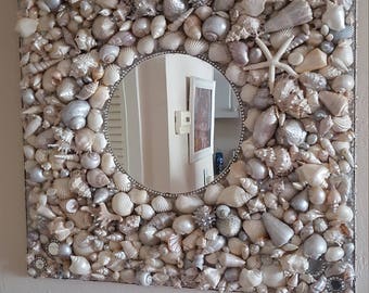 Seashell mirror | Etsy