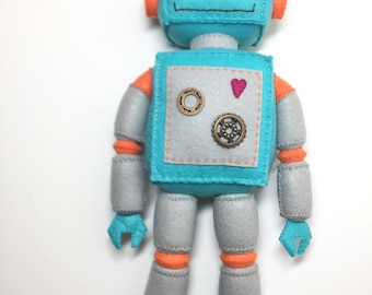 Robot plush | Etsy